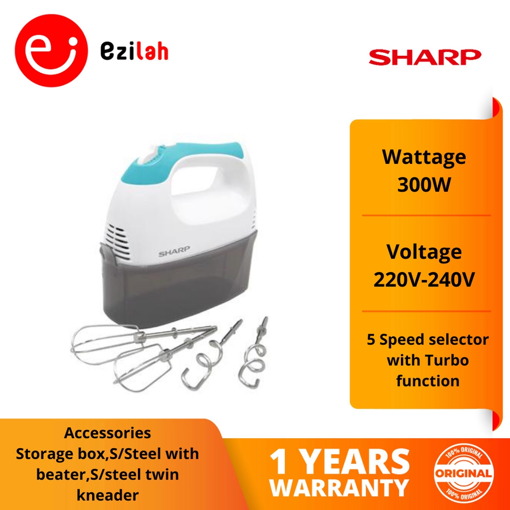 Sharp Hand Mixer (300W) EMH55WH | Shopee Malaysia