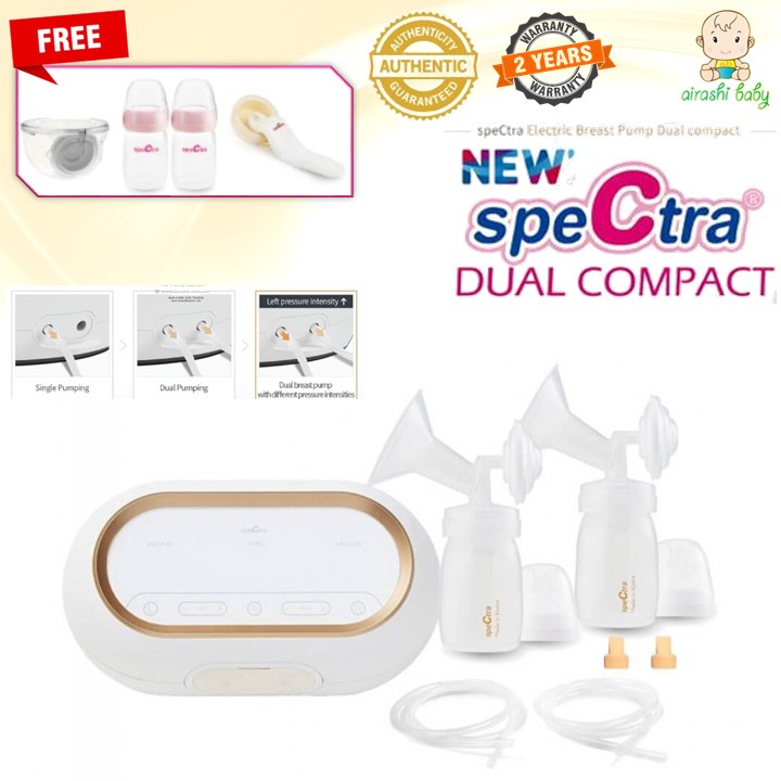 Spectra Dual Compact Double Breastpump (Free Gift) | Shopee Malaysia