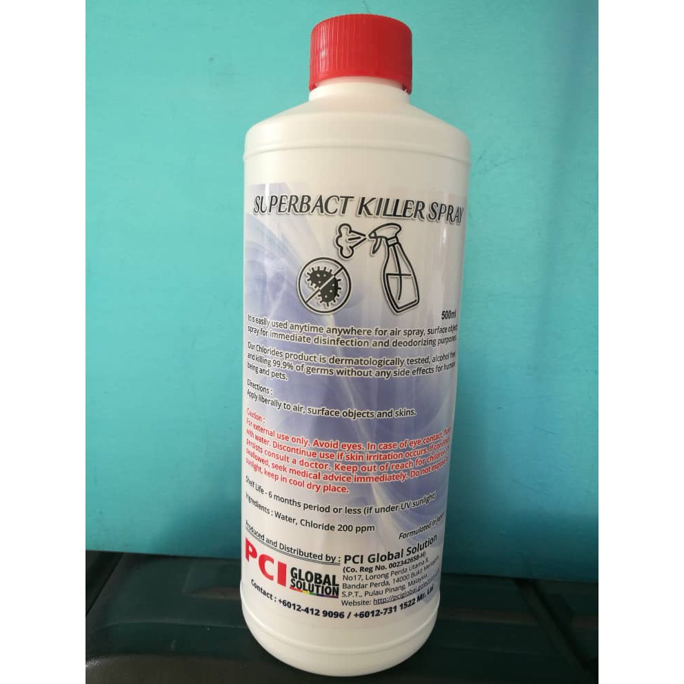 {READY STOCK} 500ml Refill Pack - Hypochlorous Acid(HOCL) Sanitiser ...