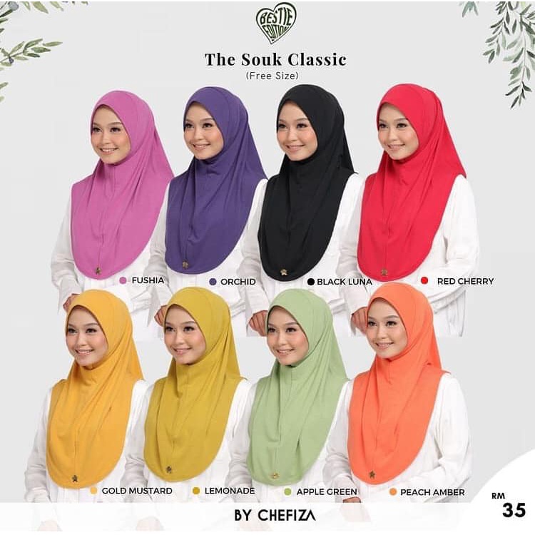 [BCF] Tudung Sarung The Souk By Chefiza | Tudung Sauk | Shopee Malaysia