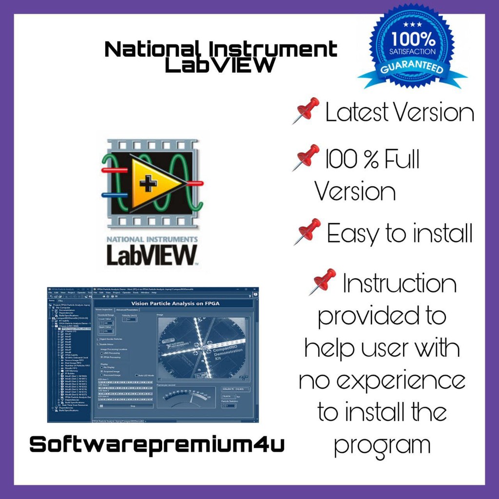 National Instrument (NI) LabVIEW 2020 SP1 v20.1.0 + NI-DAQmx 21.0 ...