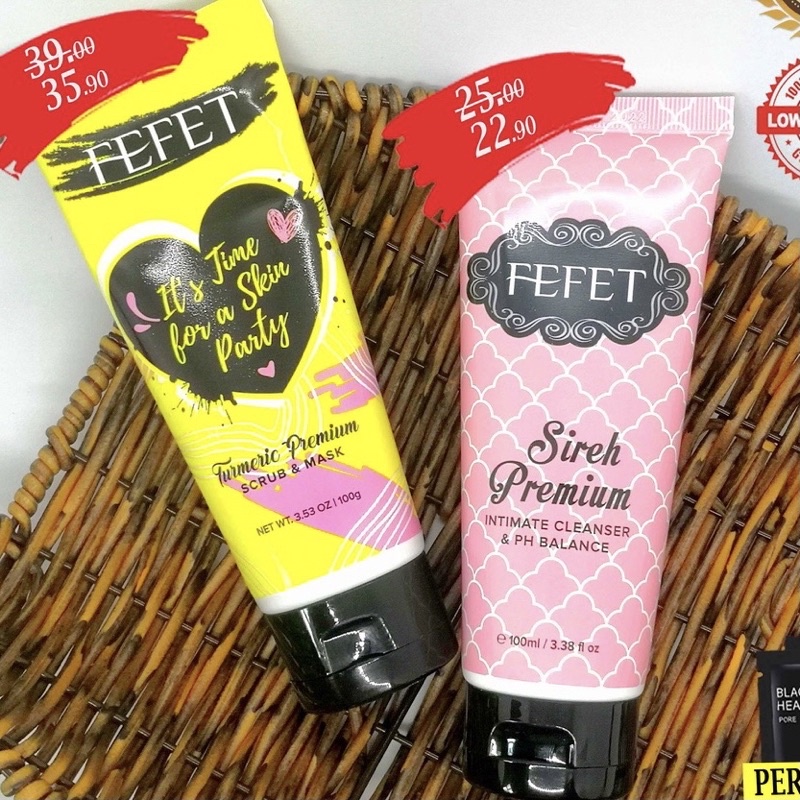 PROMO‼️ FEFET Feminine Wash Sireh Pencuci Wanita FEFET Kunyit Turmeric ...