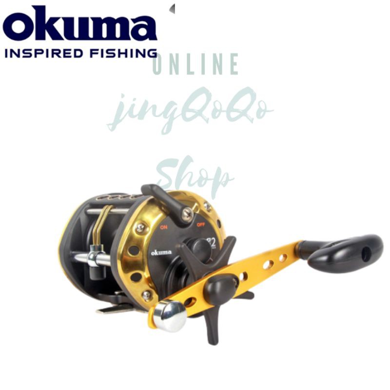 Max Drag 9kg Okuma Classic Pro XT-CLX 452Lx Left handle Levelwind Star ...