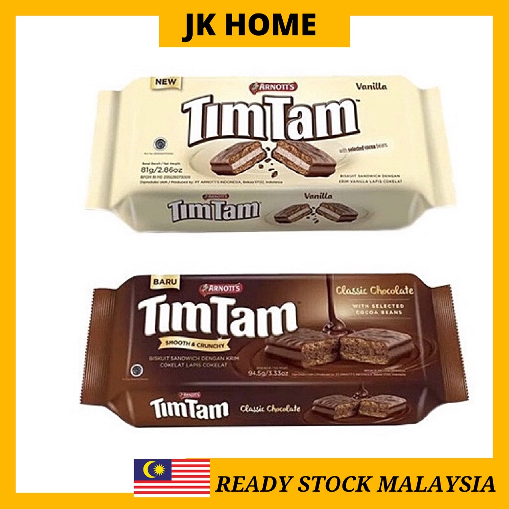 [Halal] Arnott's Tim Tam Chocolate Biscuit - Classic Chocolate/ Vanilla ...