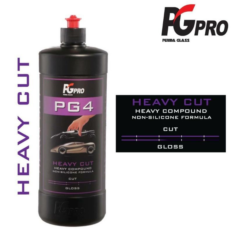 PG PRO 4 Heavy Cut Compound (1Liter) Waterbased Best Compound ...