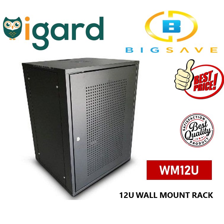 SERVER RACK 12U WALL MOUNT EQUIPMENT RACK (WM12U) | Shopee Malaysia