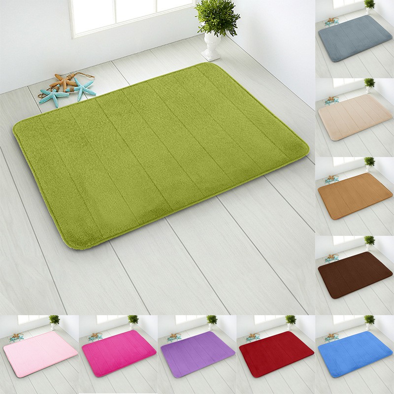 [READY STOCK] Memory Foam Bathroom Bath Non-Slip Soft Touch Mat Rug ...