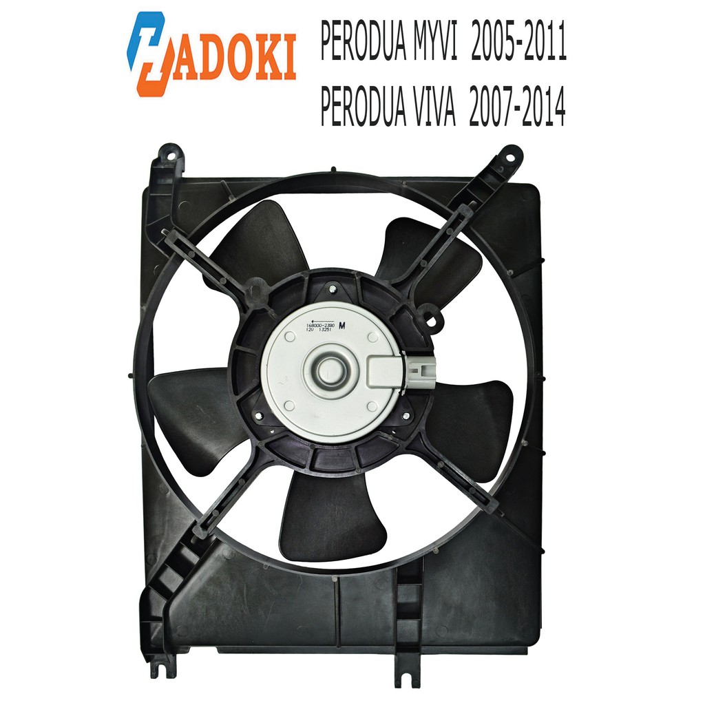 Perodua Myvi 2005-2011 & P/Viva 2007-2014 RADIATOR Fan Motor Assy ...