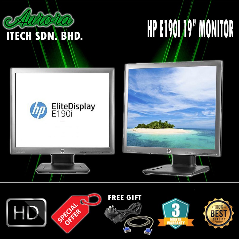 (OFFER GRADE A) 19 INCH HP E190I LCD SCREEN MONITOR | Shopee Malaysia