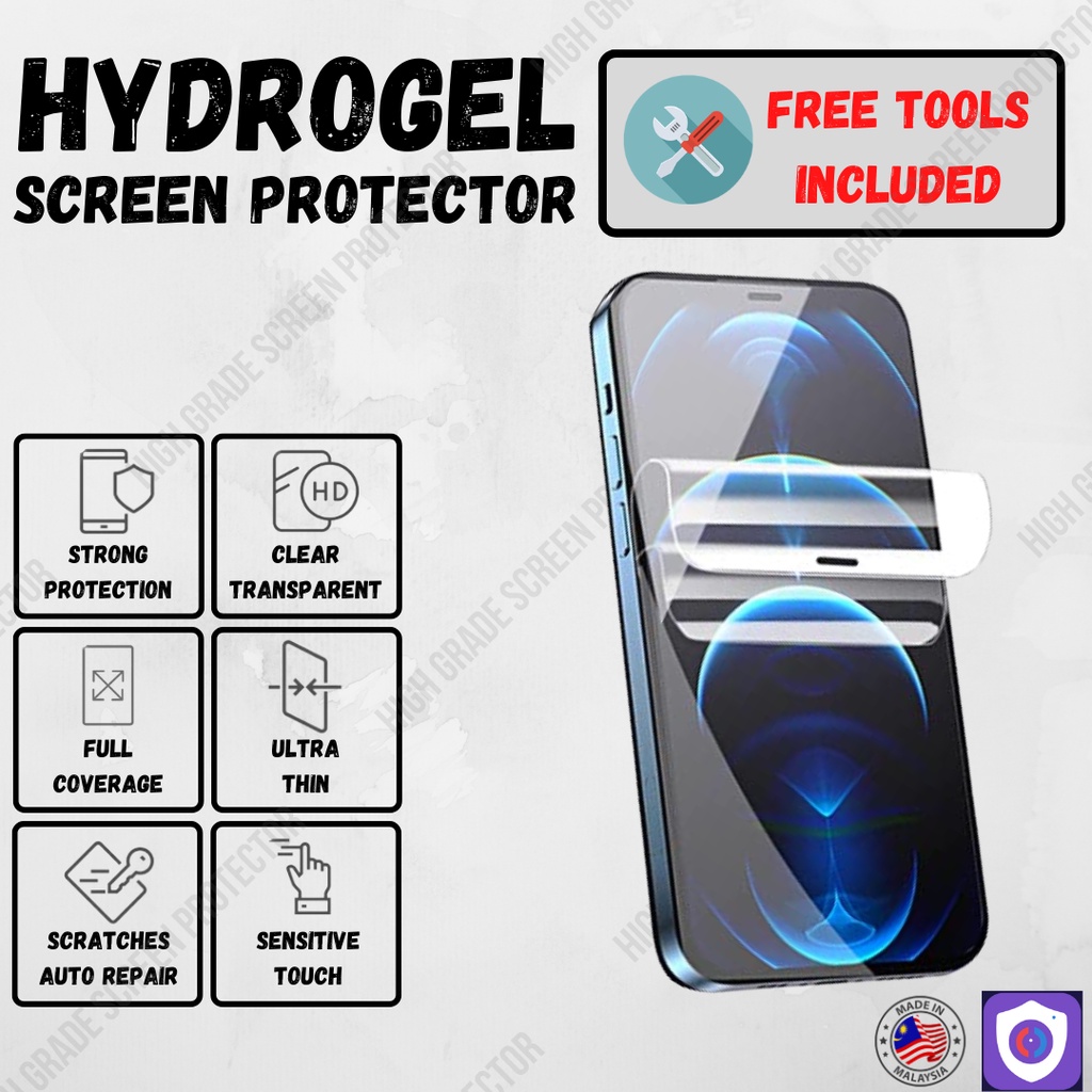 Hydrogel 13 13 Pro 12 12 Pro 11 11 Pro X XS XR Screen Protector Full ...