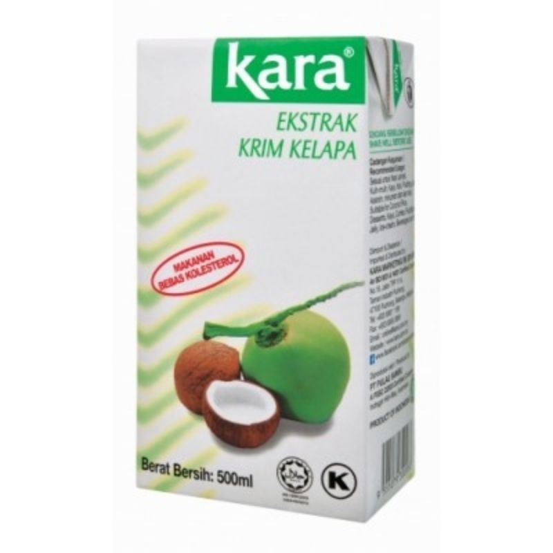 KARA COCONUT CREAM EXTRACT EKSTRAK KRIM KELAPA CHOLESTEROL FREE FOOD ...