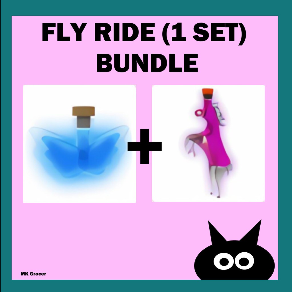 Adopt Me Fly Ride Potion Bundle (1 set) Roblox - free ocean egg and ...