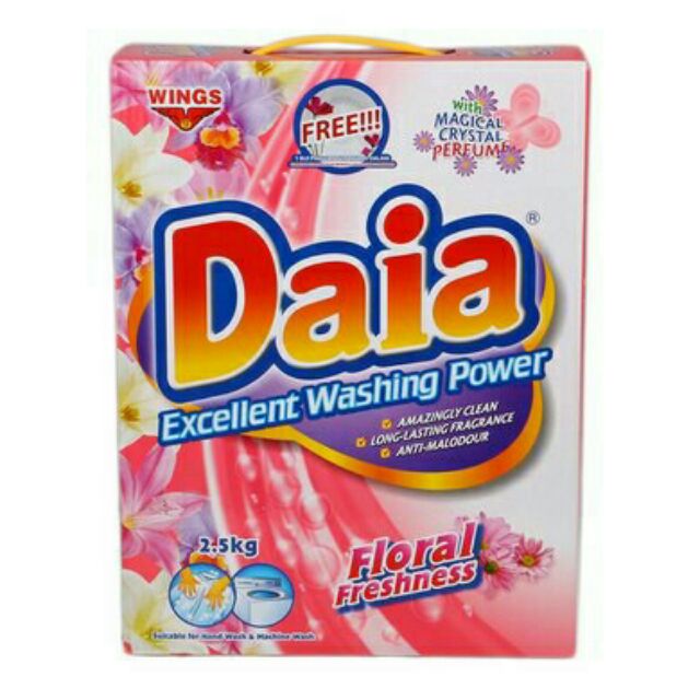 DAIA EXCELLENT WASHING POWDER DETERGENT 2.4KG/2.5KG | Shopee Malaysia
