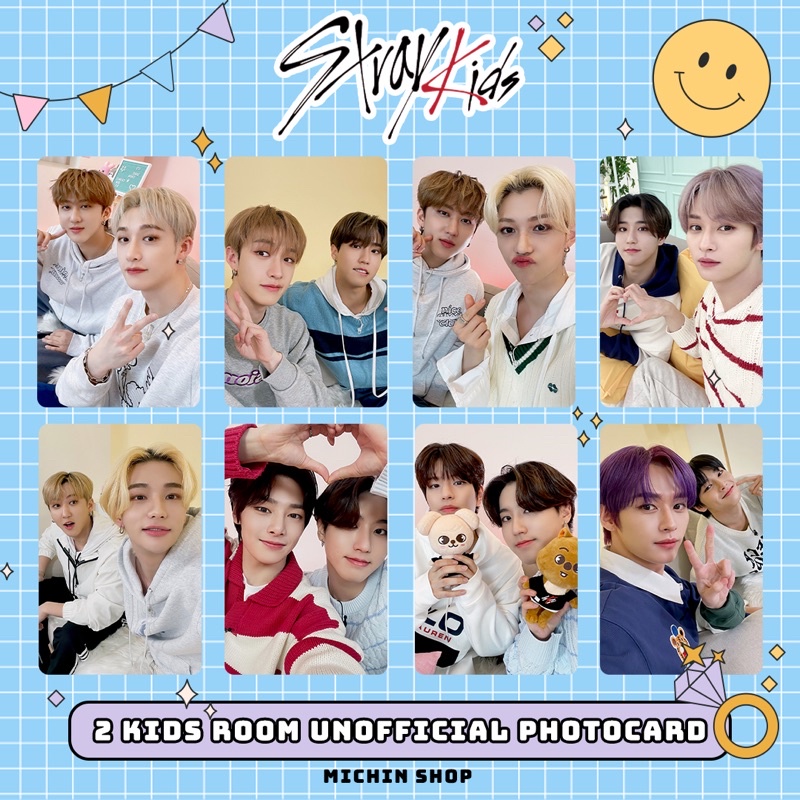 (MIN 2PCS) Stray Kids SKZ 2 Kids Room Unofficial Selca Selfie Photocard ...