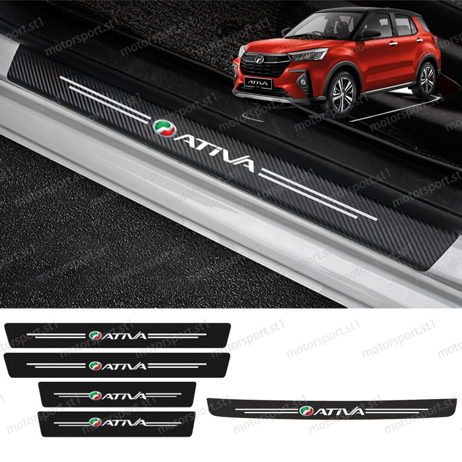 [Ready Stock]Perodua Ativa Door Step Anti Scratch Protective Sticker ...