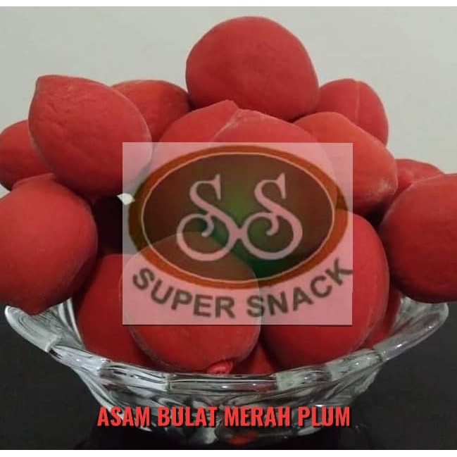 ASAM BULAT MERAH PLUM "SUPER SNACK" 120G | Shopee Malaysia