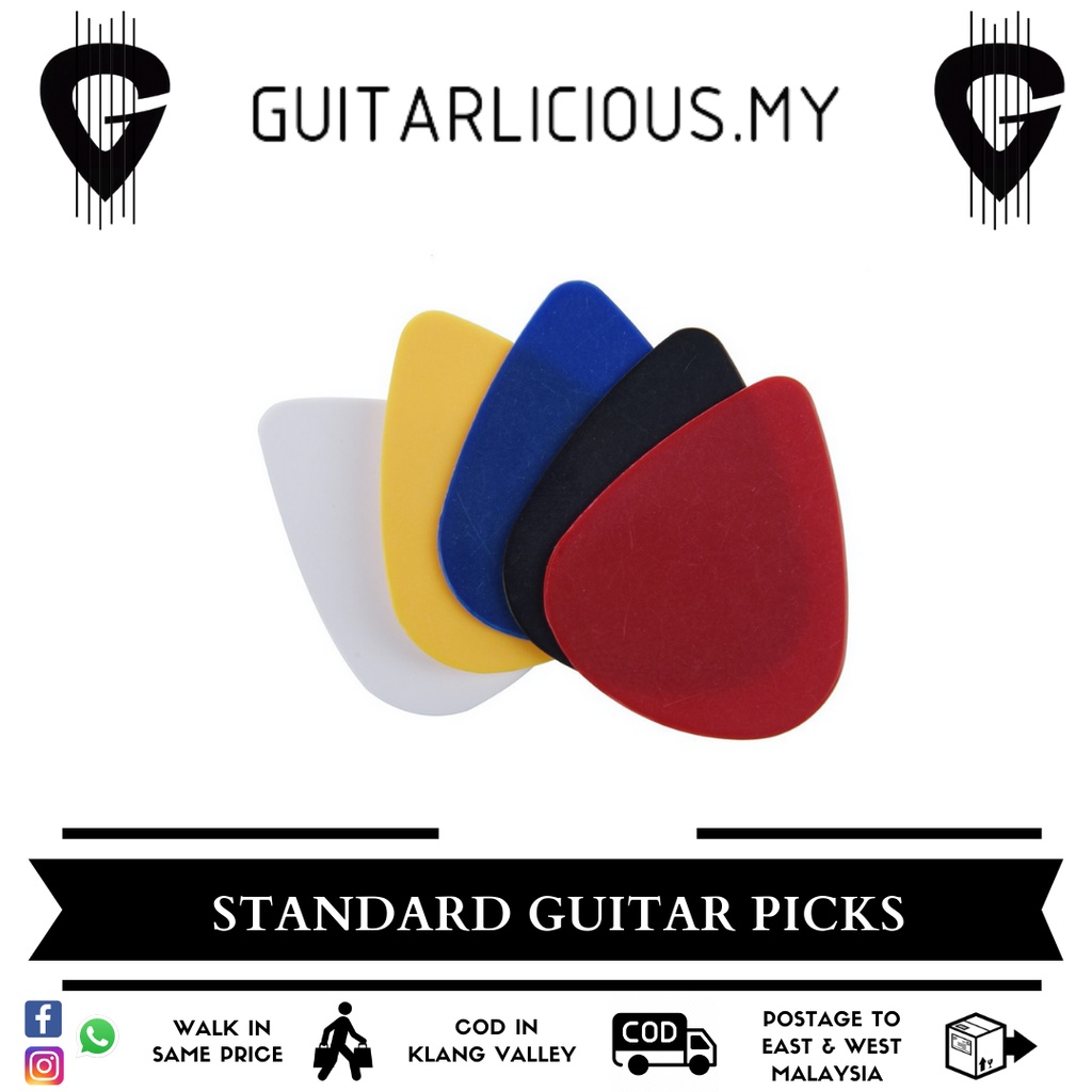 10 Standard Guitar Picks (BGP) spectrum pemetik gitar ukulele acoustic ...