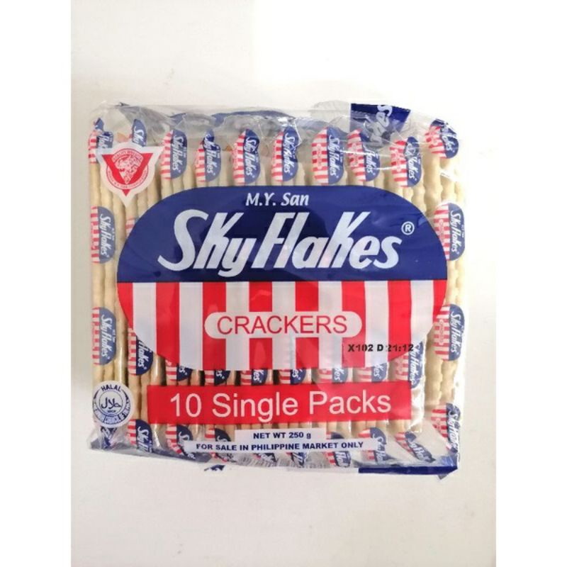 Philippine product Skyflakes original 10 pcs and 24 pcs | Shopee Malaysia