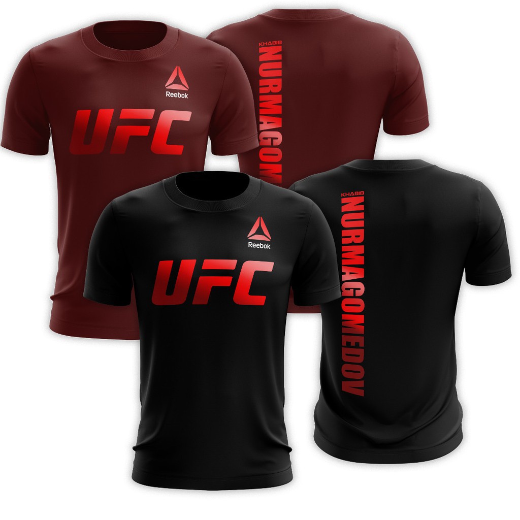 UFC LOGO x KHABIB Tshirt Microfiber Jersey Ultimate Fighting ...
