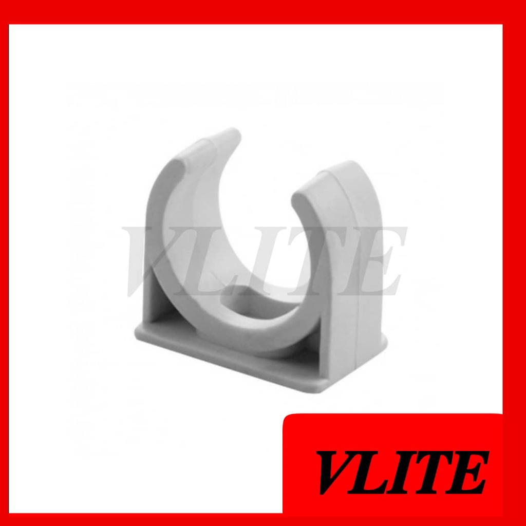 1" inch 25mm or 3/4" 20mm PVC Conduit Clips/ Saddle Clips (100pcs ...