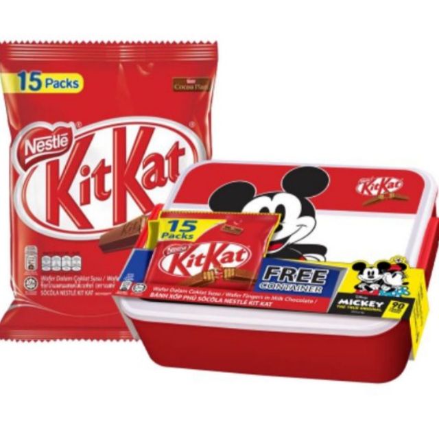 15x17g Nestle Kit Kat The True Original Disney Mickey Mouse/ Kit Kat ...