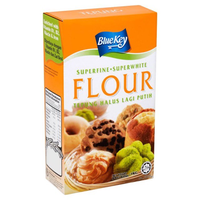 Tepung Blue Key Superfine 1kg X 1 | Shopee Malaysia