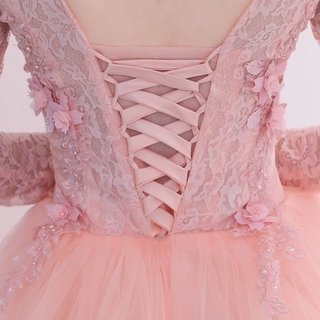 Blue & Salmon Pink Gaun Malam Pengantin Panjang Pakaian Emcee MAXI ...