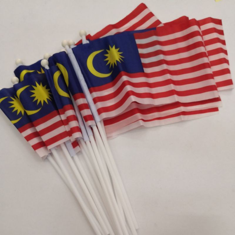 Bendera Tangan Malaysia 35cm height | Shopee Malaysia