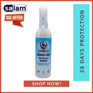 Q SHIELD HAND FOAM SANITIZER 50ML/100ML [24 HOURS PROTECTION] & Q ...
