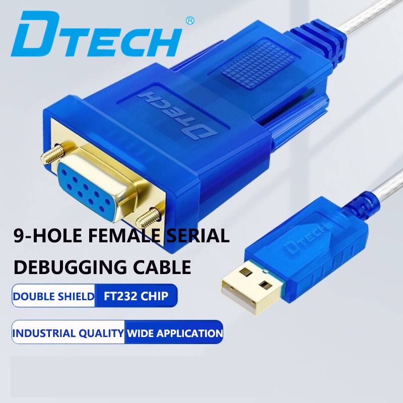 DTECH USB To RS232 Serial Cable DB9-Pin Data FT232 Chip Female com Port ...