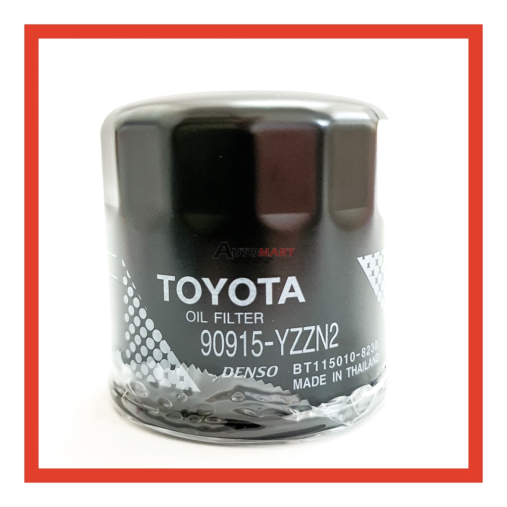 ORIGINAL TOYOTA OIL FILTER 90915-YZZN2 YZZE1 VIOS WISH COROLLA ALTIS AVANZA YARIS RUSH UNSER ...