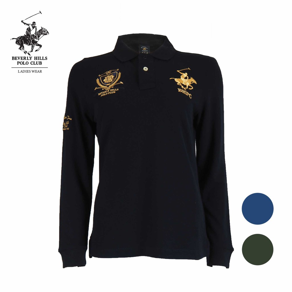 BHPC Women Polo Long Sleeve Shirt | Shopee Malaysia