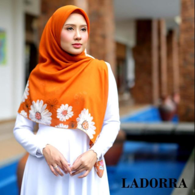LADORRA 2 TONE SERIES PALLOMA Orange oren bata bawal bercorak | Shopee ...