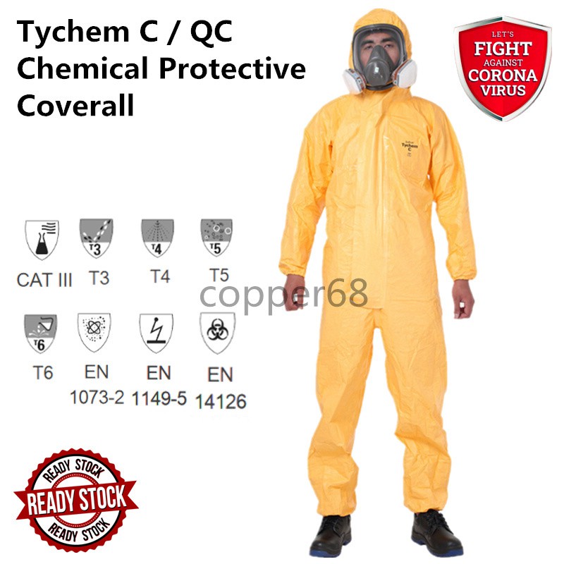 Dupont Level C Hazmat Suits