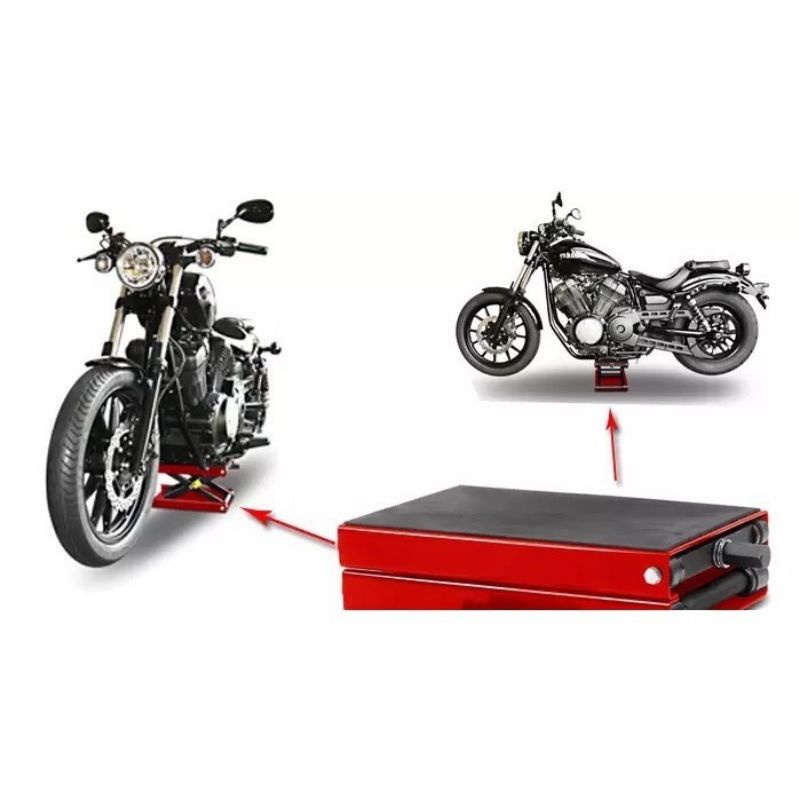PADDOCK STAND SCRAMBLER RED DIRT BIKE STAND MOTORCROSS STAND LIFT ...