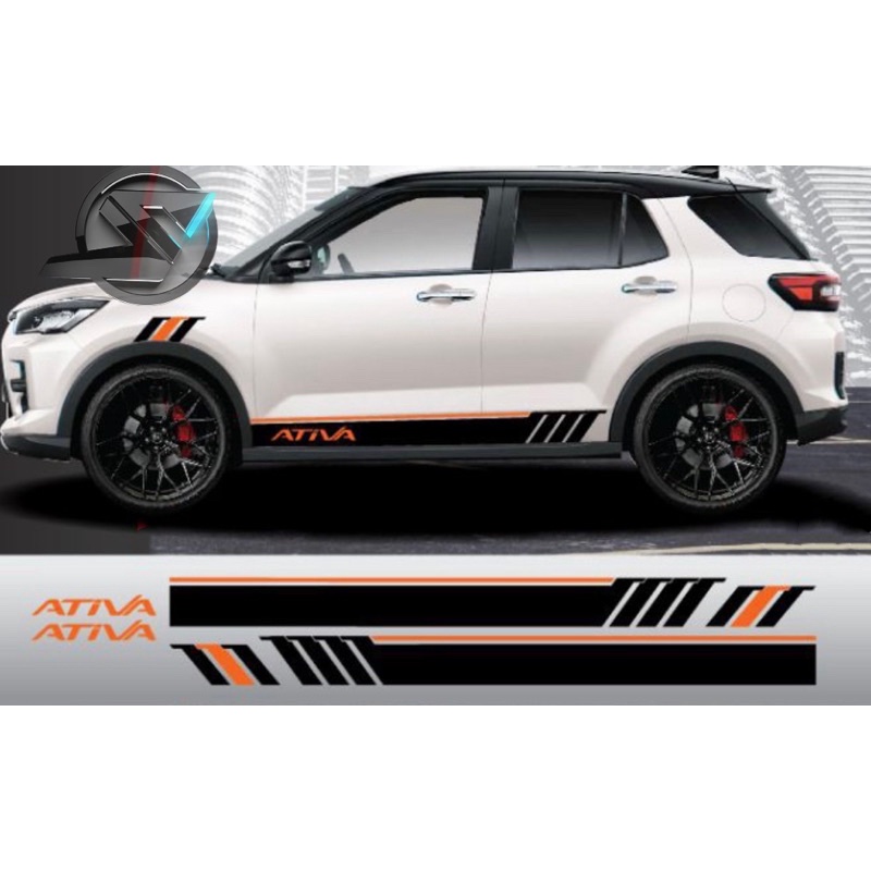 (Ready Stock)S293# Perodua Ativa Car Body Vinyl Decal Sticker | Shopee ...