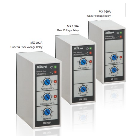 Under & Over Voltage Monitoring Relay( MX160A / MX180A / MX200A ...