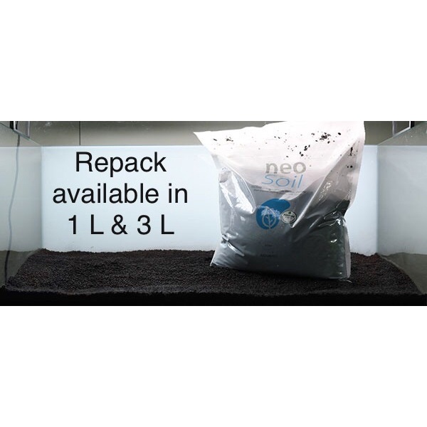 [ REPACK ] Aquario Neo Soil For Plant and Shrimp tank (Normal | Powder ...