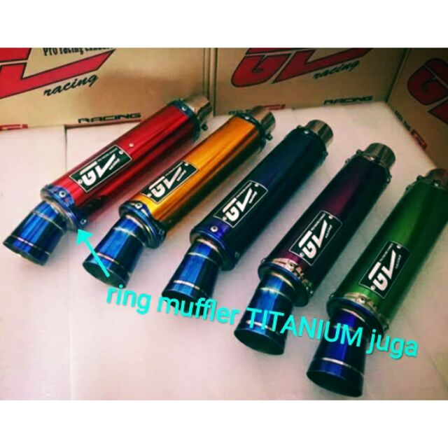 GL Turbo Z titanium exhaust ekzos (red) | Shopee Malaysia