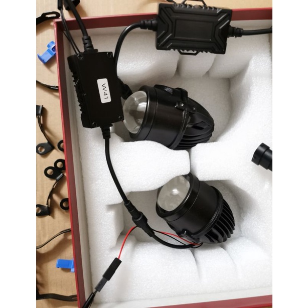 Bi-LED fog lamp/light/lampu kabus - Mitsubishi lancer/evolution 10 ...