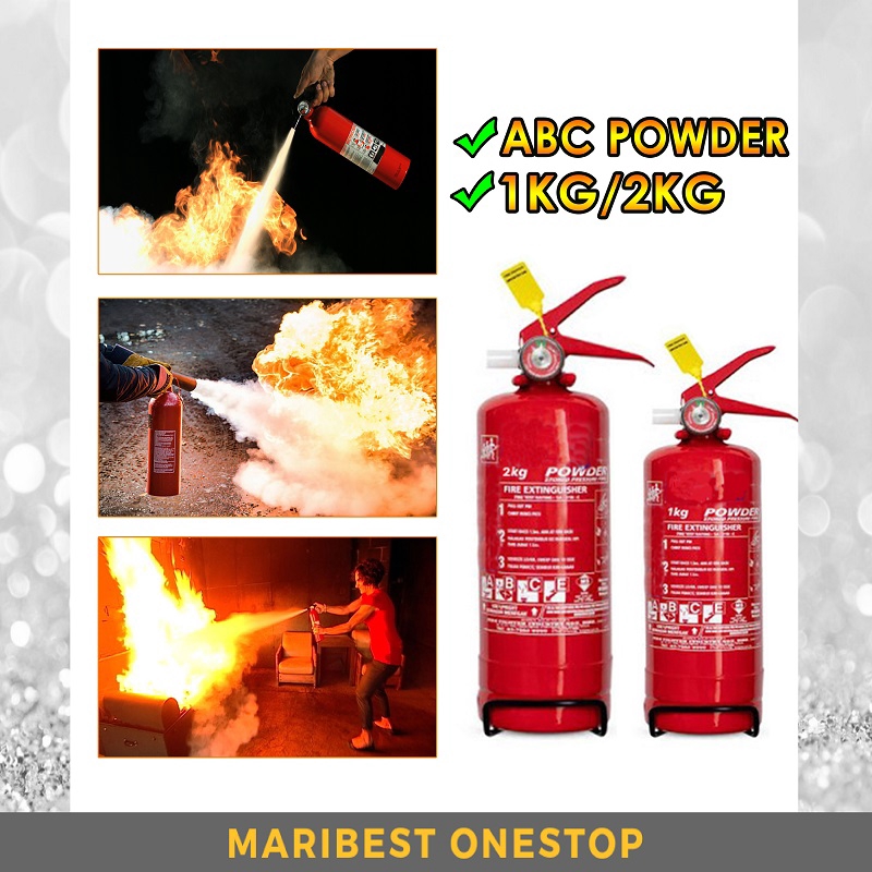 1KG/2KG ABC Powder Fire Extinguisher for Car Home Pemadam Api alat ...