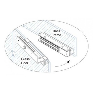 DSU Bracket for Door Access Electromagnetic Lock suitable use for Glass ...