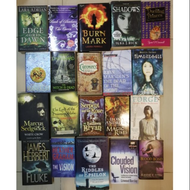 Preloved English Books Novels Shopee Malaysia