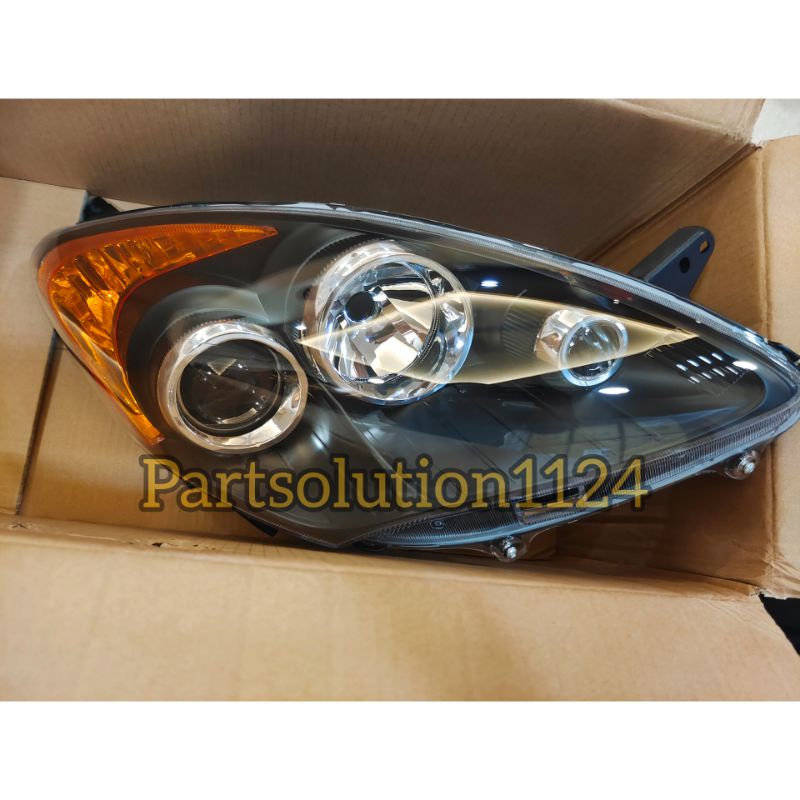 PERODUA ALZA HEAD LAMP LAMPU DEPAN (BLACK+OREN / BLACK+WHITE) 2010-2021 ...