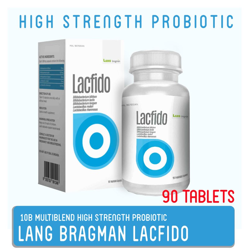 LANG BRAGMAN LACFIDO - 10B MULTIBLEND High Strength Probiotic [Ready ...
