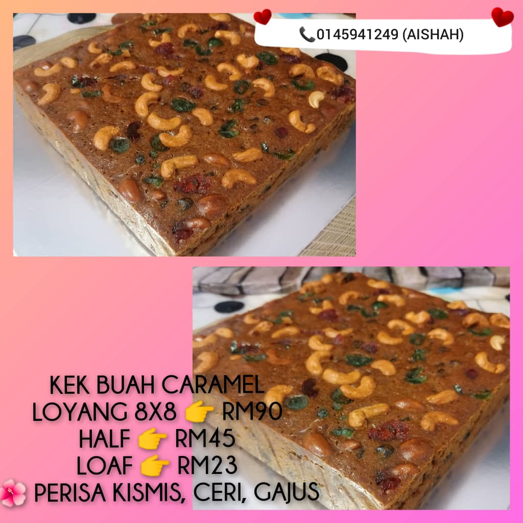 KEK BUAH CARAMEL (BAKAR) | Shopee Malaysia