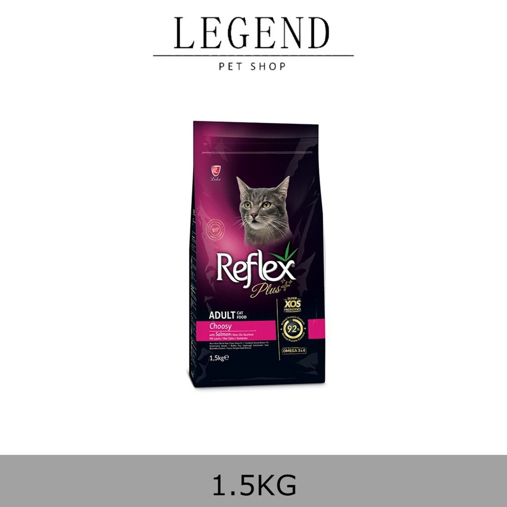 Reflex Plus Choosy Salmon Adult Cat Food 1.5kg | Shopee Malaysia