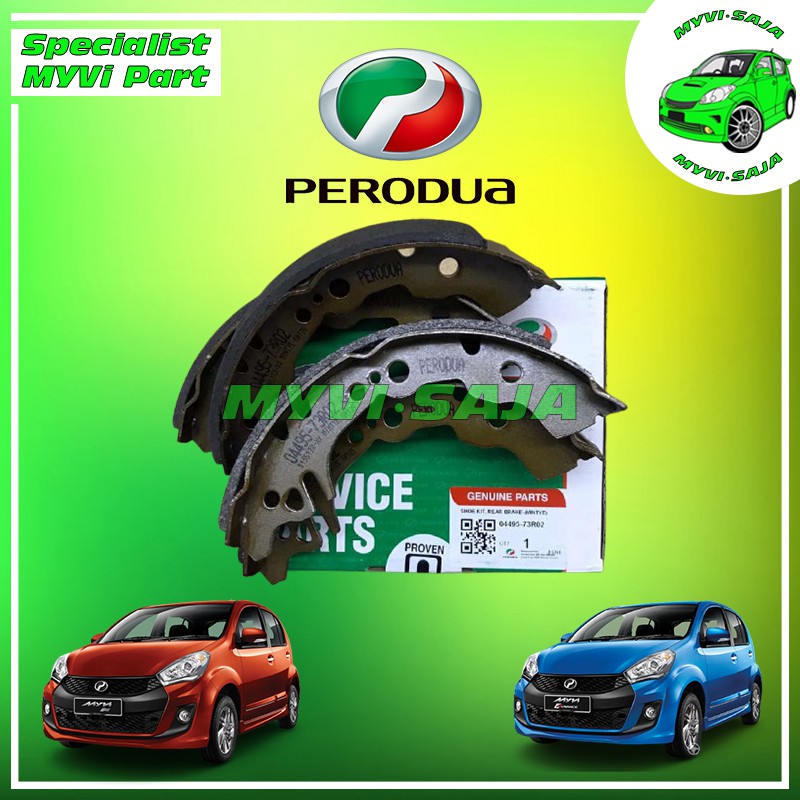ORIGINAL PERODUA MYVI/LAGI BEST/AXIA/BEZZA REAR BRAKE SHOE SHOES 04495 ...