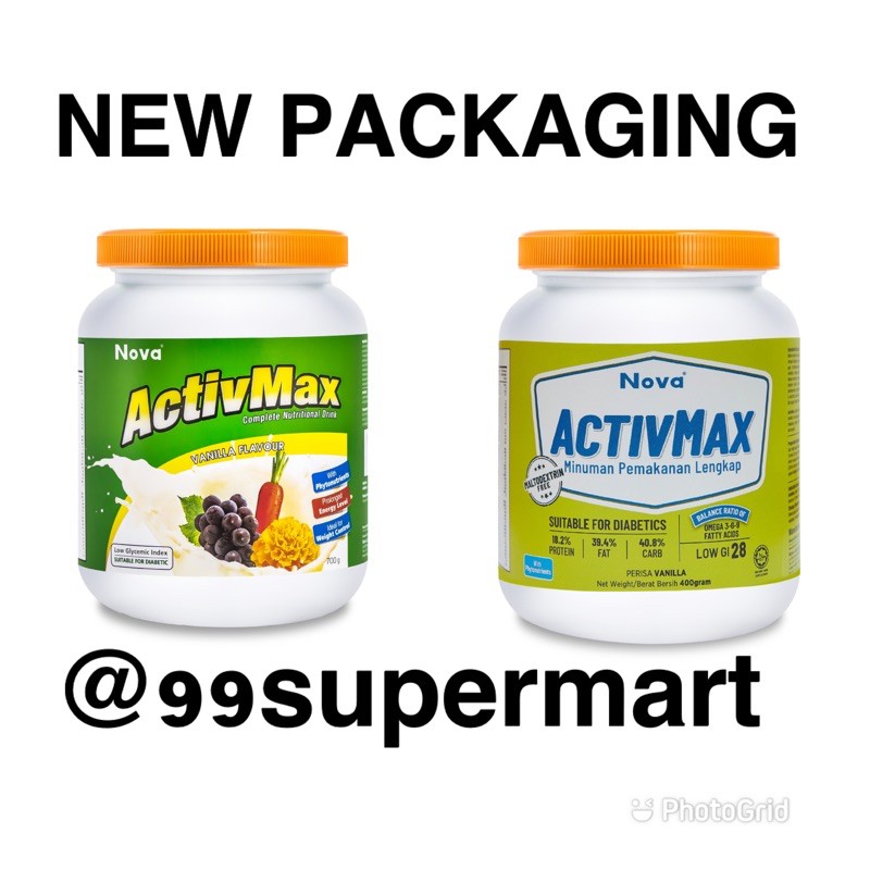 Nova ActivMax Complete Nutritional Drink Vanilla Flavour 700g | BeeCost