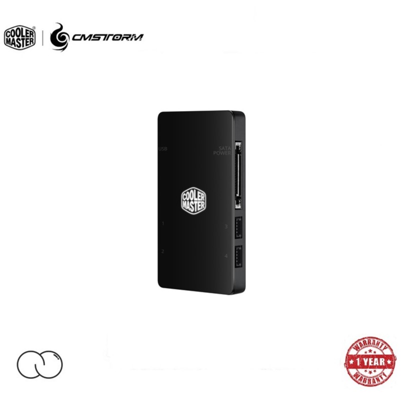 Cooler Master MasterFan Pro Universal RGB LED Controller / FAN ...